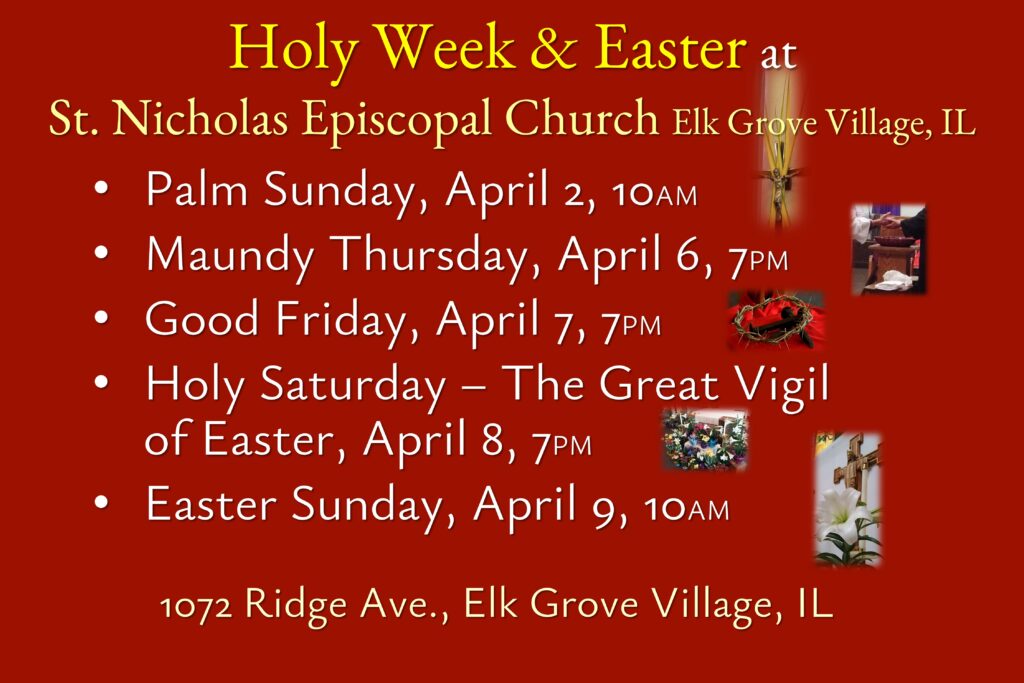 Holy Week & Easter at St. Nicholas | St Nicholas Episcopal Church
